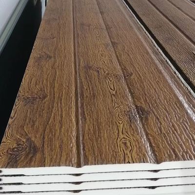 Aluminium Foam Decorative PU Sandwich Panel Cladding Insulated For Ceiling