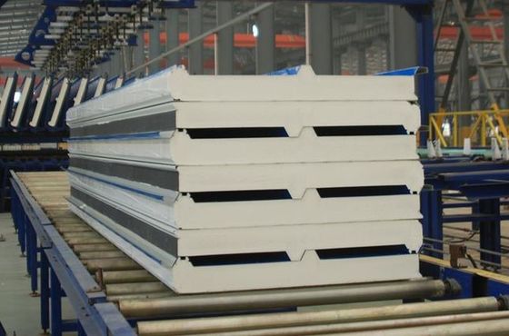100mm Polyurethane Precast Sandwich Wall Panels Insulated Roof Wall