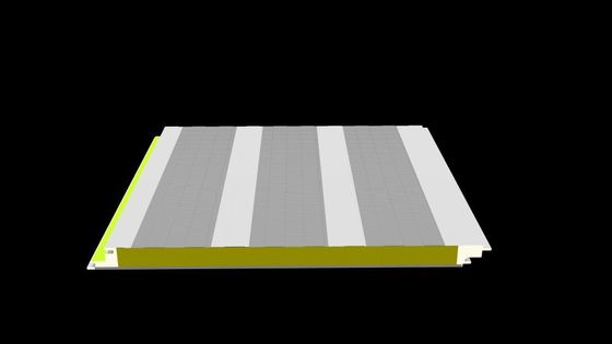 Fireproof Insulated PUF 25mm Sandwich Panel PU Rockwool