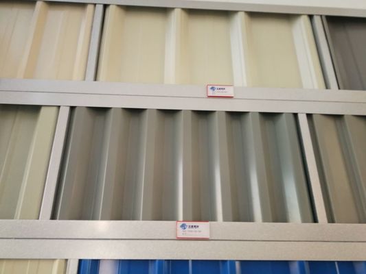 Color Coated Profiled Zincalume Corrugated Roof Sheets ISO9001 Certificated
