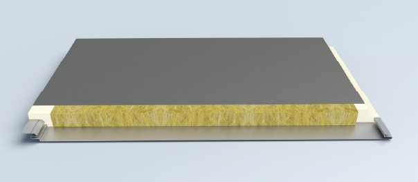 Polyurethane Rockwool Sandwich Panel 150mm For Walls And Roofs Heat ...