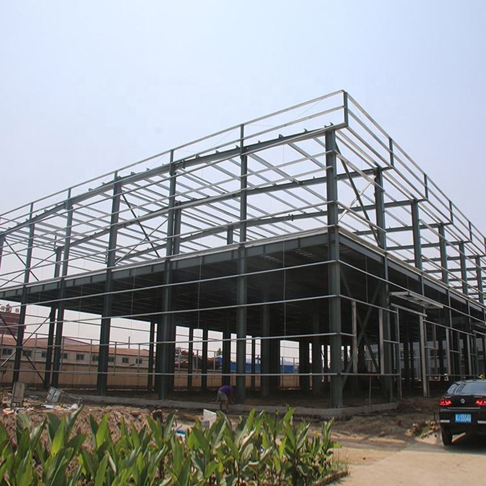 Structural Steel Frame Construction Prefabricated Steel Structure ...