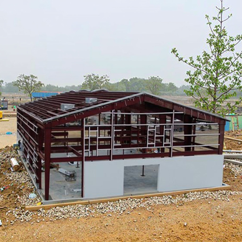Modern Design Style Prefabricated Structure Warehouse With Roof ...